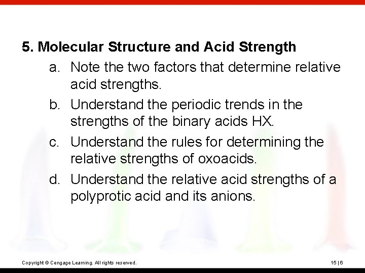 Chapter 15 Acids and Bases Contents and Concepts