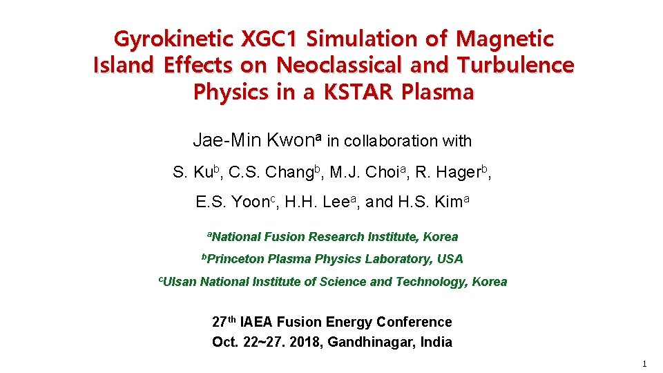 Gyrokinetic XGC 1 Simulation of Magnetic Island Effects
