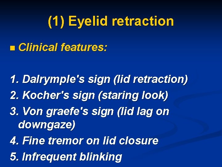 Types n Dysthyroid ophthalmopathy orbitopathy n Orbital inflammatory