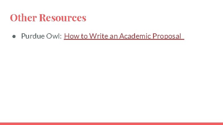 The Basics of Writing a Conference Proposal Audience