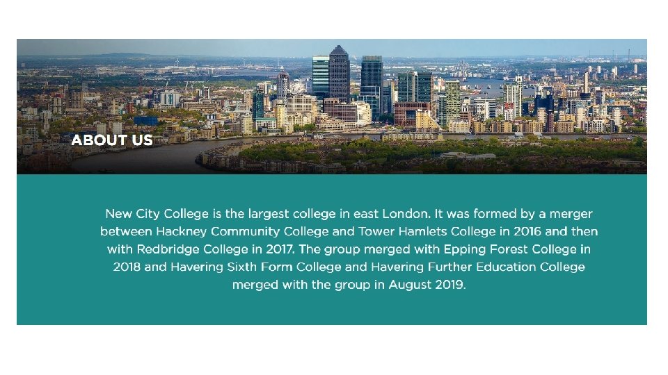 New City College Epping Forest Campus Borders Lane