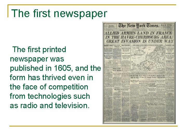 Mass Media Mass media is a broad concept