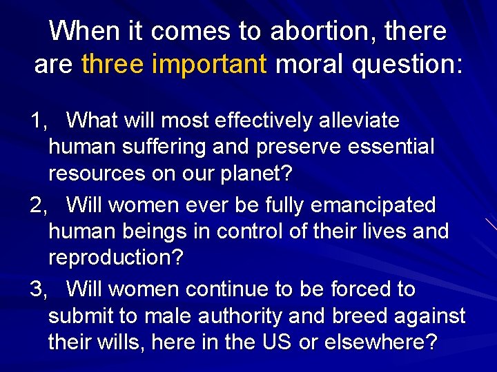Womens Reproductive Rights in the U S A