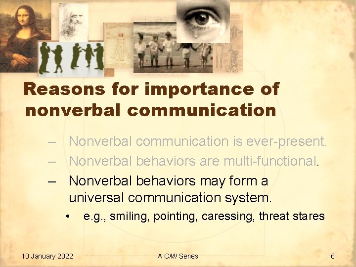 Introduction to Nonverbal Communication 1102022 MIS 429529 1