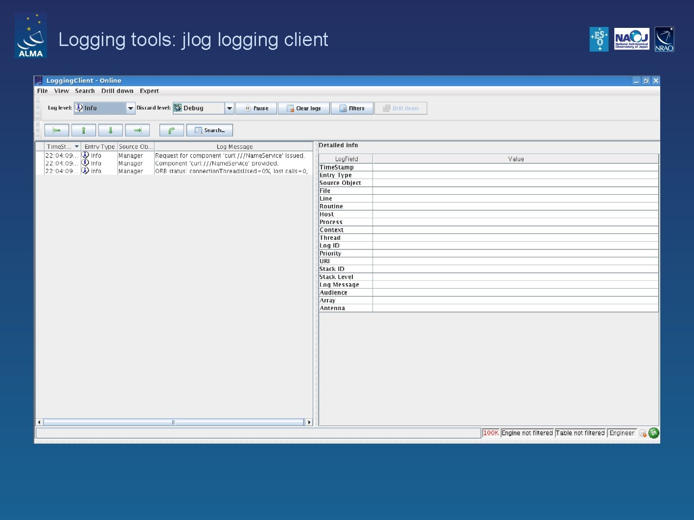 ALMA Common Software Basic Track A walk through