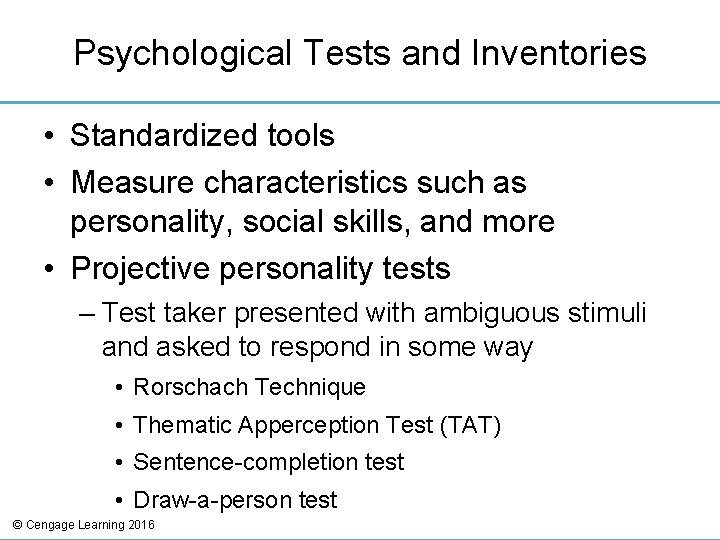 3 Assessment and Classification of Mental Disorders Cengage