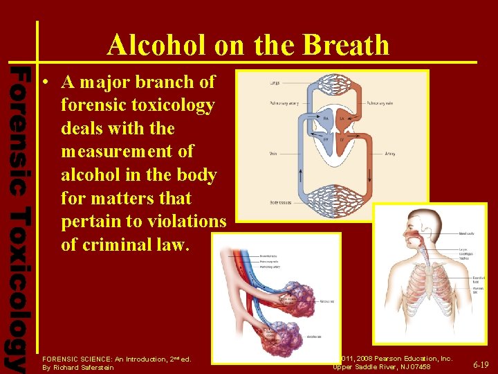 Chapter 9 FORENSIC TOXICOLOGY FORENSIC SCIENCE An Introduction