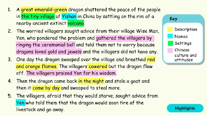 Reading Unit 5 The Dragon Slayer Grade 5