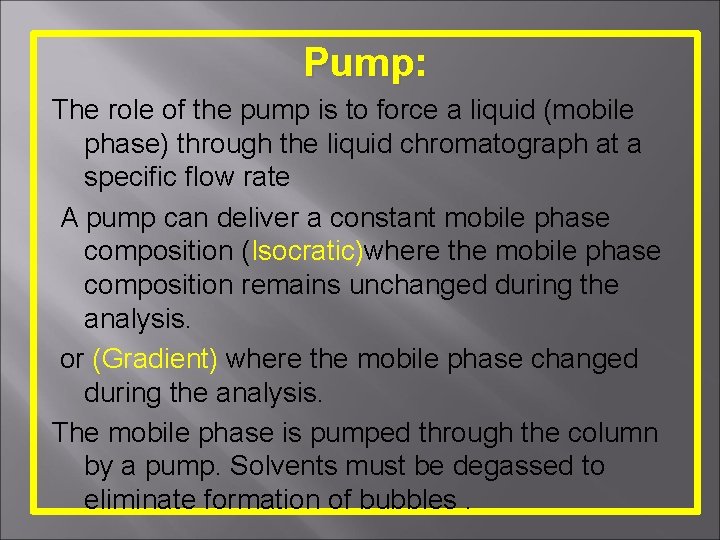 High Performance Liquid Chromatography by Dr Gohar Taqi
