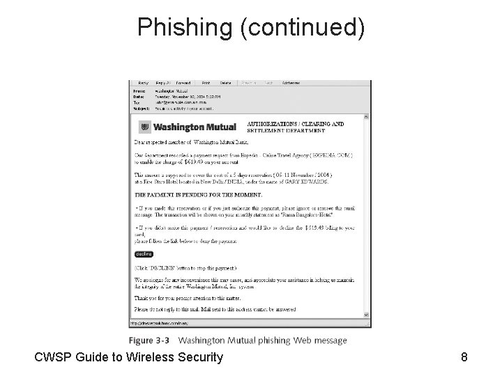 CWSP Guide to Wireless Security Passive Wireless Discovery