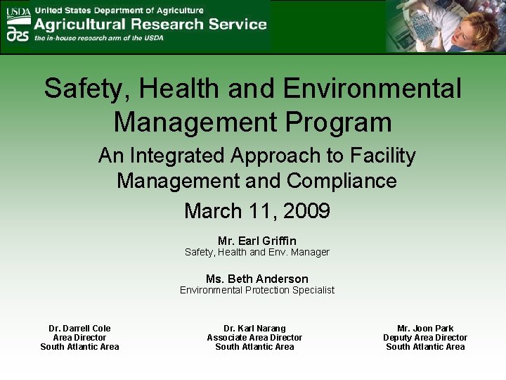 Safety Health and Environmental Management Program An Integrated