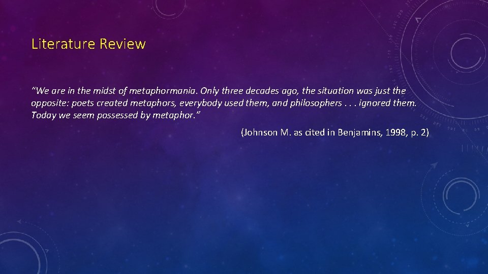 Metaphor as a Rhetorical Device The semantic meaning