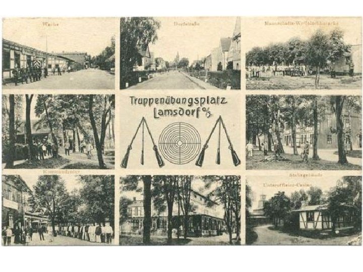 Why were camps at Lamsdorfambinowice built Why were