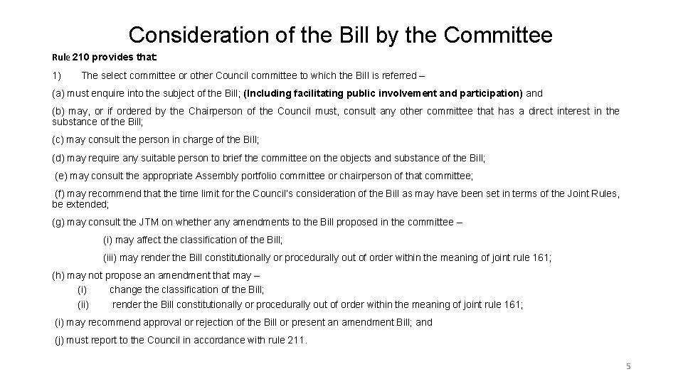Process to be followed when processing Sec 75
