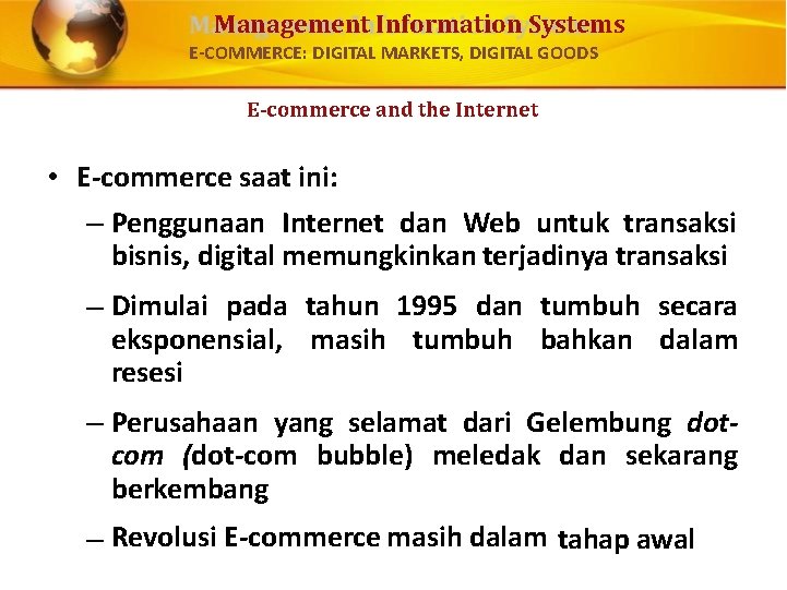 ECOMMERCE PASAR DIGITAL BARANG DIGITAL Management Information Systems