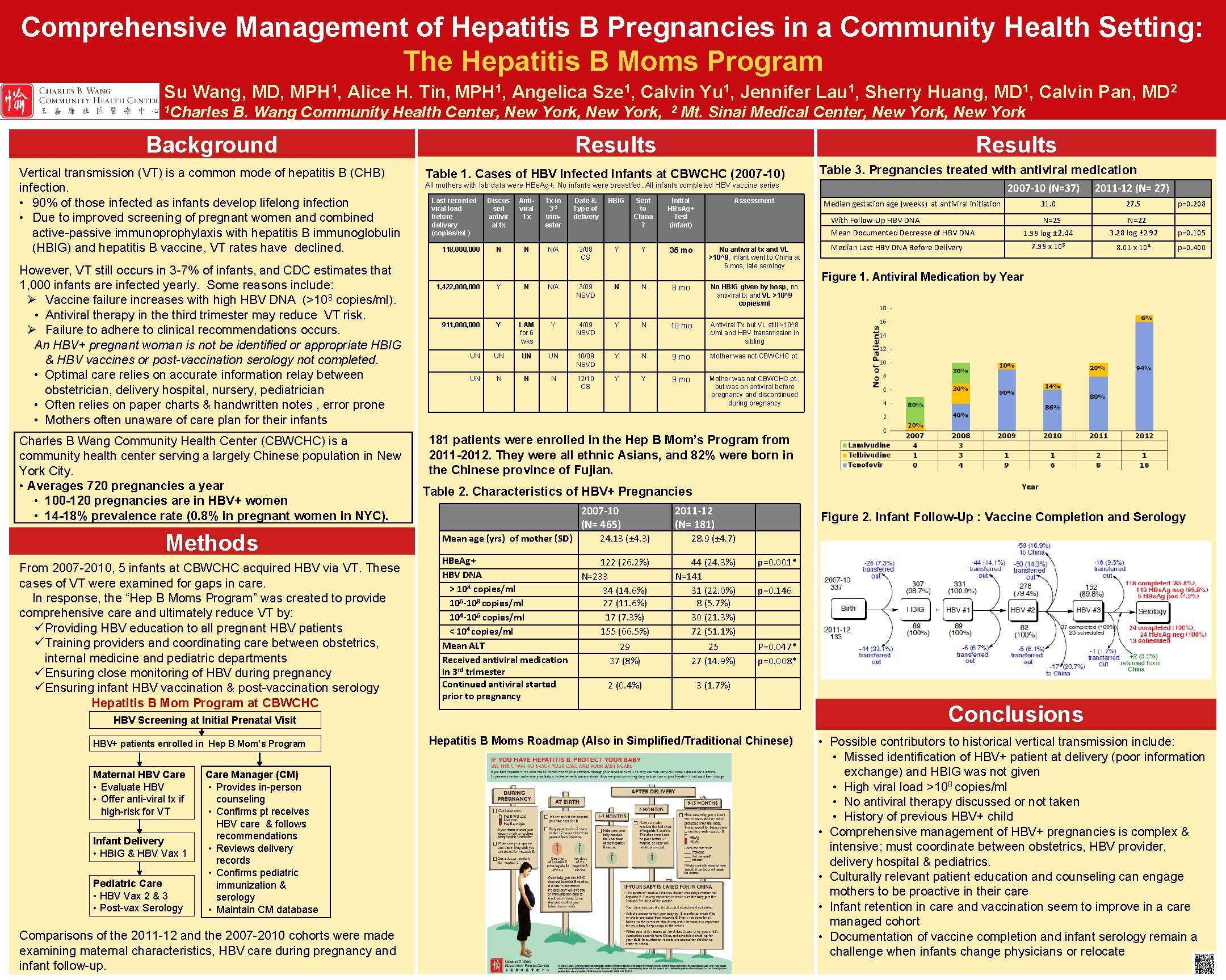 Comprehensive Management of Hepatitis B Pregnancies in a