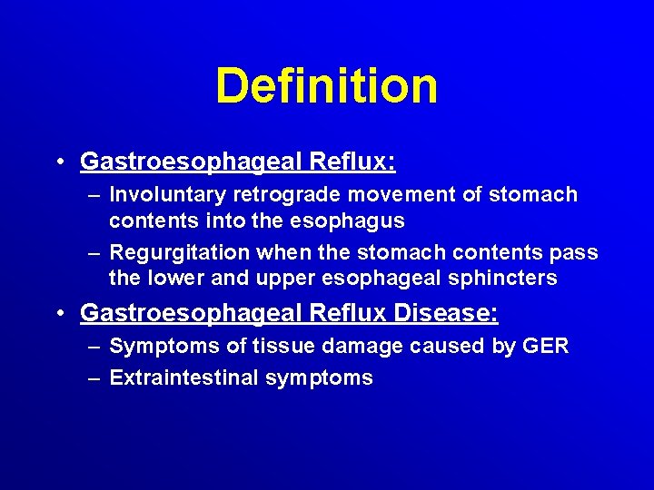 Gastroesophageal Reflux Disease in Children By Karla Au