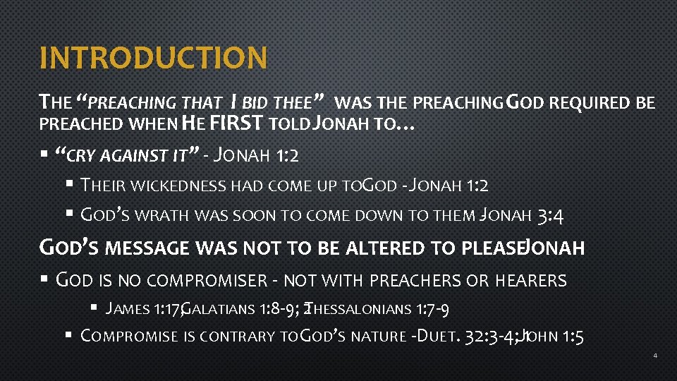 THE PREACHING THAT I BID THEE JONAH 3