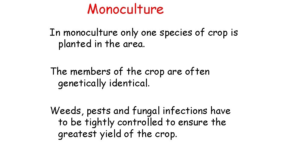 Sustainability Interdependance Key Area 3 a Weeds Learning