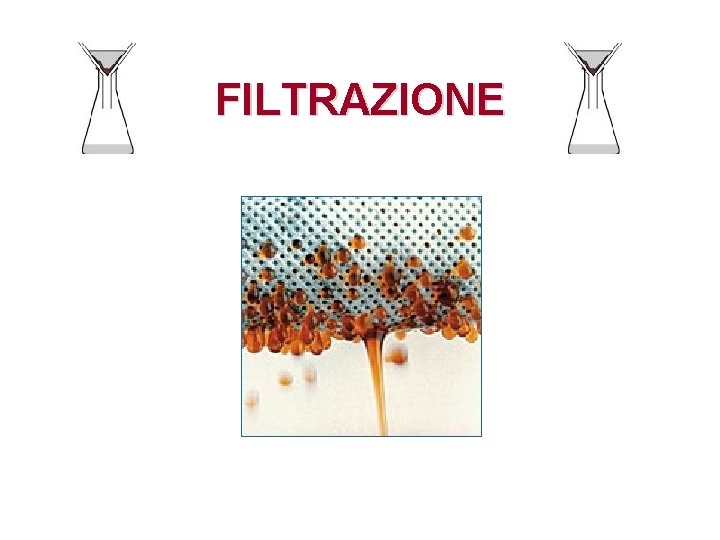 FILTRAZIONE LA FILTRAZIONE UN PROCESSO CHE PORTA ALLA