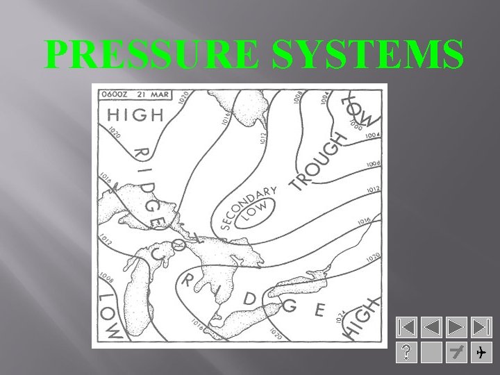 PRESSURE SYSTEMS Low Pressure Area Also known as