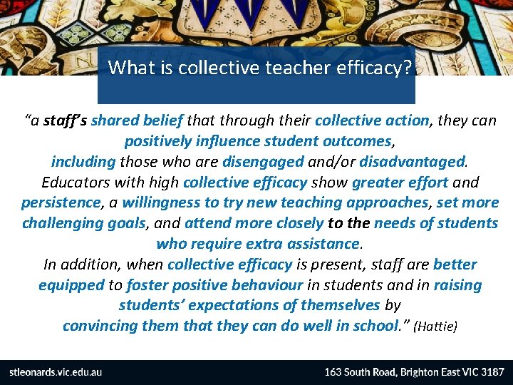 Teaching and Learning Forum TRIADS Creating powerful learning