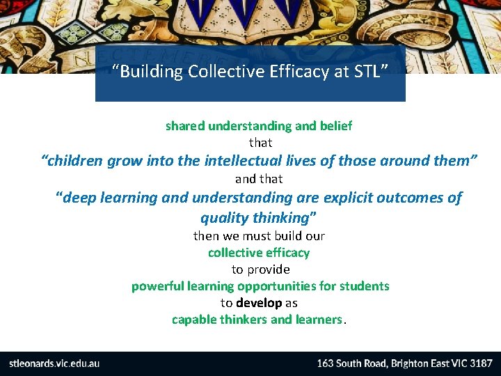 Teaching and Learning Forum TRIADS Creating powerful learning