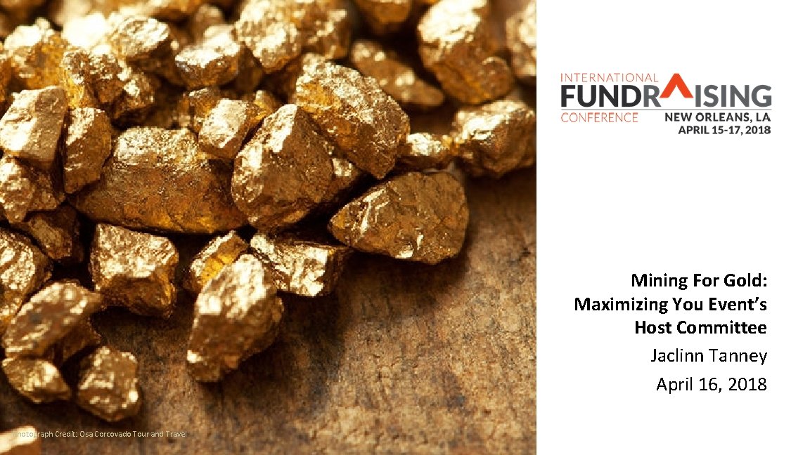 Mining For Gold Maximizing You Events Host Committee