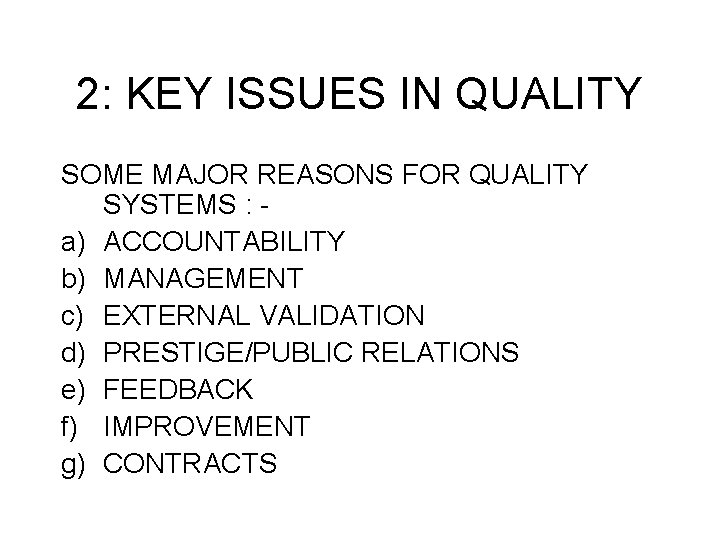 QUALITY AND OUTCOMES USING QUALITY INFORMATION Stewart Black