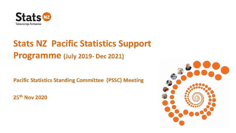 Stats NZ Pacific Statistics Support Programme July 2019