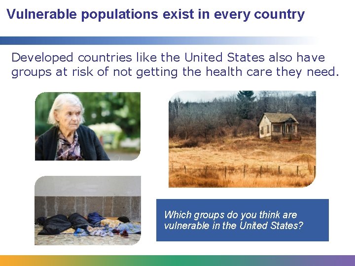 AOHS Global Health Unit 1 Lesson 4 Vulnerable