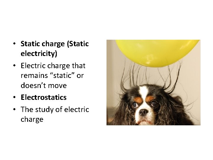 10 1 Exploring Static Charge Vocabulary Words electricity