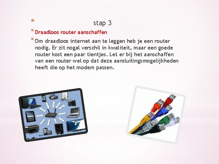 STAPPENPLAN VOOR EEN NETWERKKAART MET DRIVER stap 1