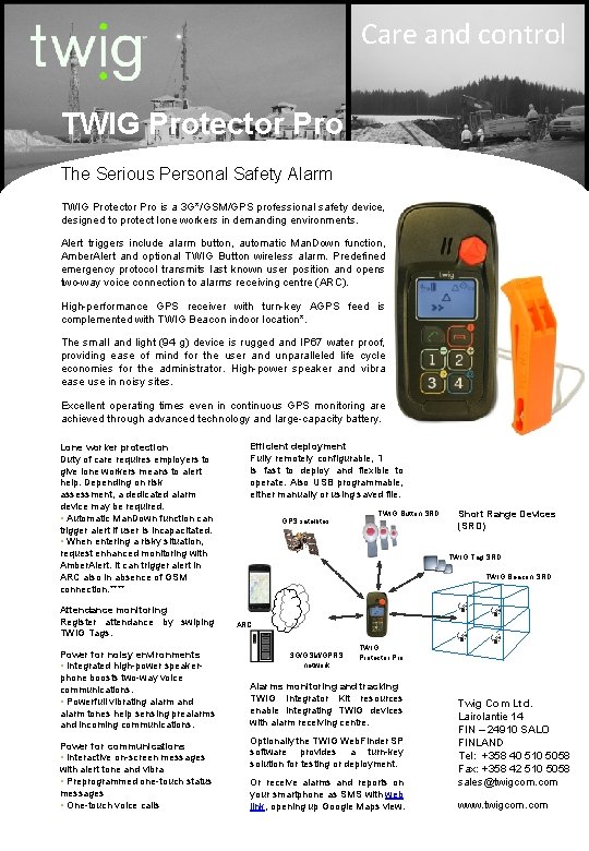 Care and control TWIG Protector Pro The Serious
