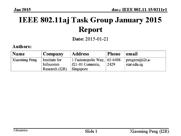 doc IEEE 802 11 150211 r 1 Jan