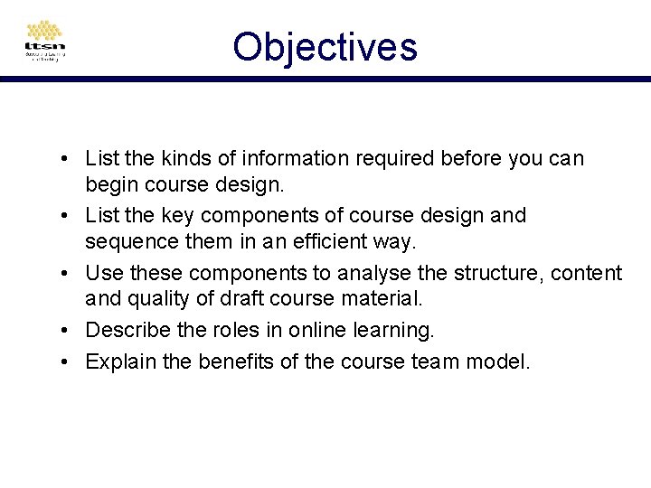 GEES elearning Beyond the basics course design Professor