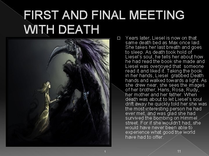 HE FINAL DANCE WITH DEATH Shera Casseus College