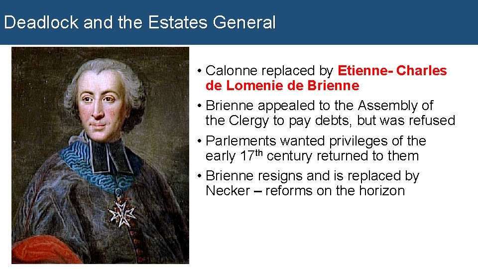 The French Revolution Background and Beginning EQ What