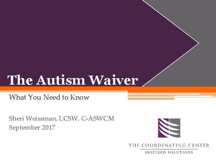 The Autism Waiver What You Need to Know