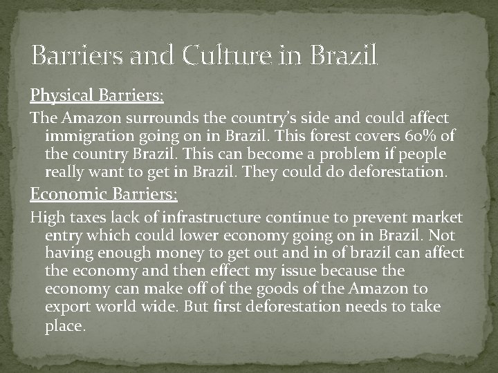 Amazon Rainforest Political Population Economic and Social jots