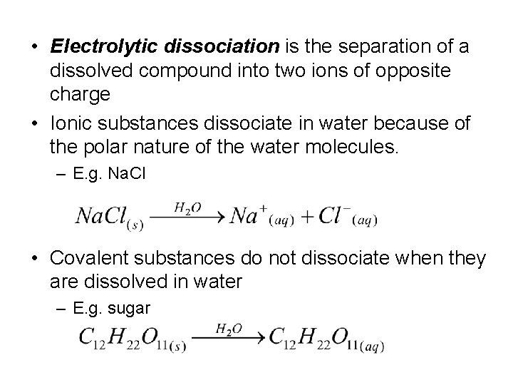 Electrolytes Acids Bases Salts An electrolyte is a