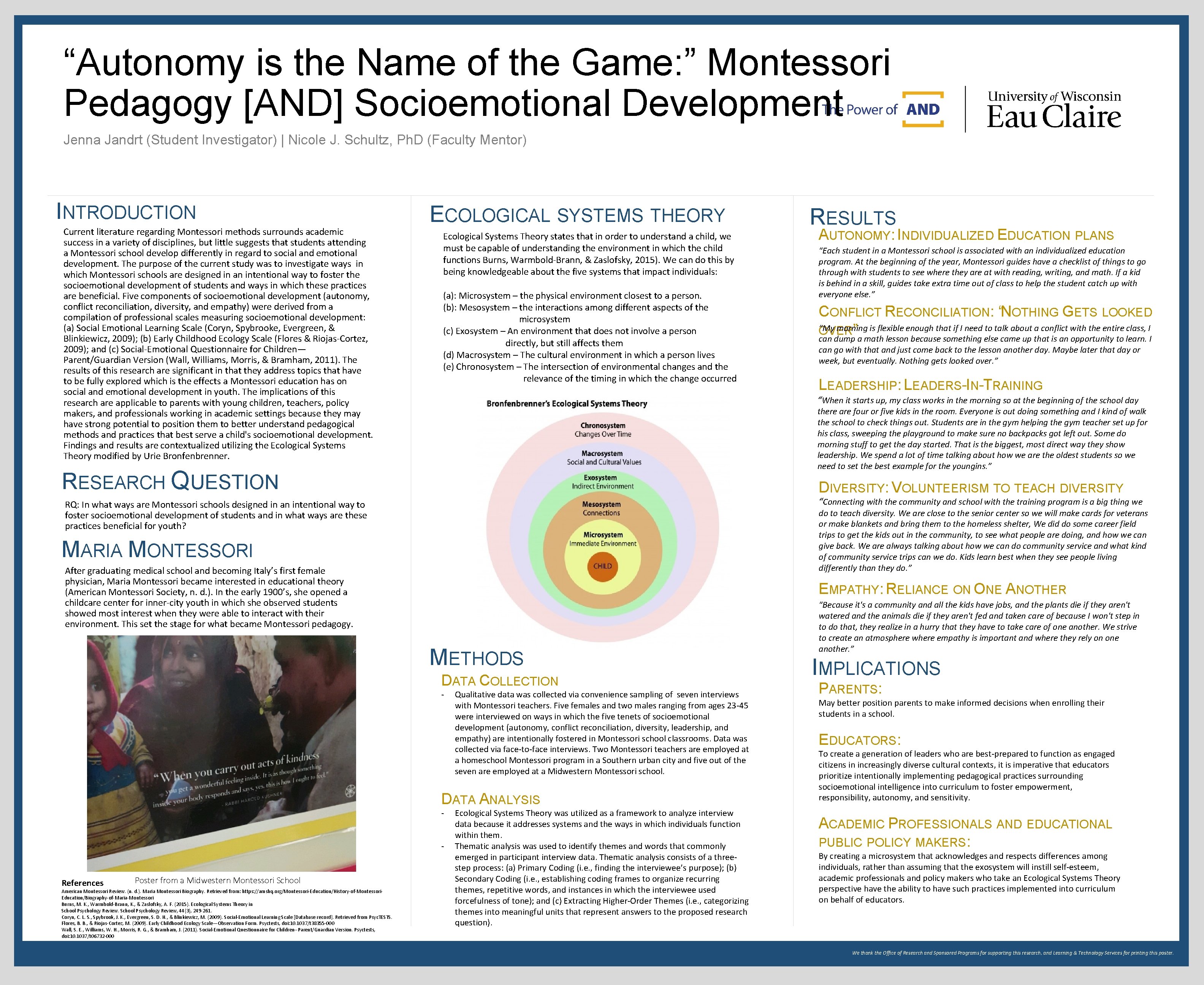Autonomy is the Name of the Game Montessori
