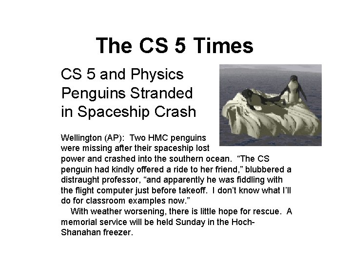 The CS 5 Times CS 5 and Physics