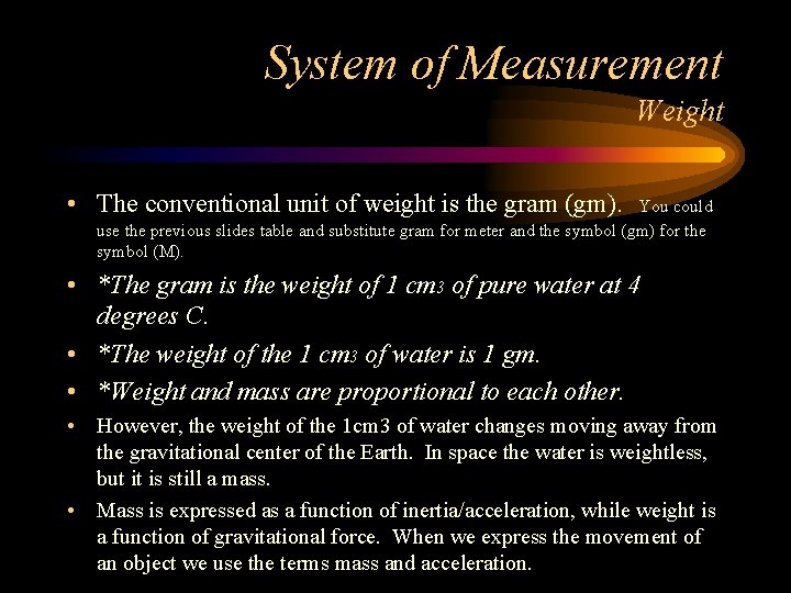 Advancement Training System of Measurement Unit 1 Lesson