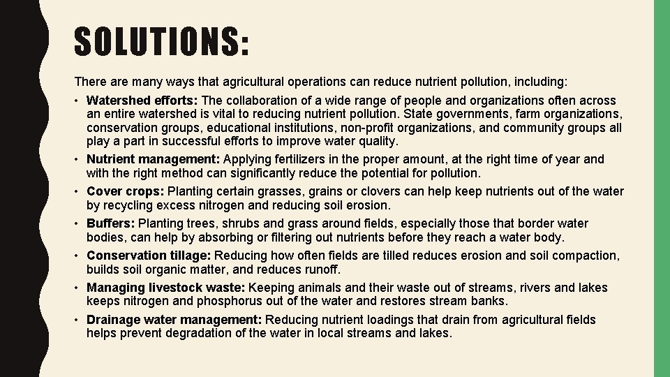 PLANT NUTRIENTS DIEGO AND LORENZO TYPE OF POLLUTION