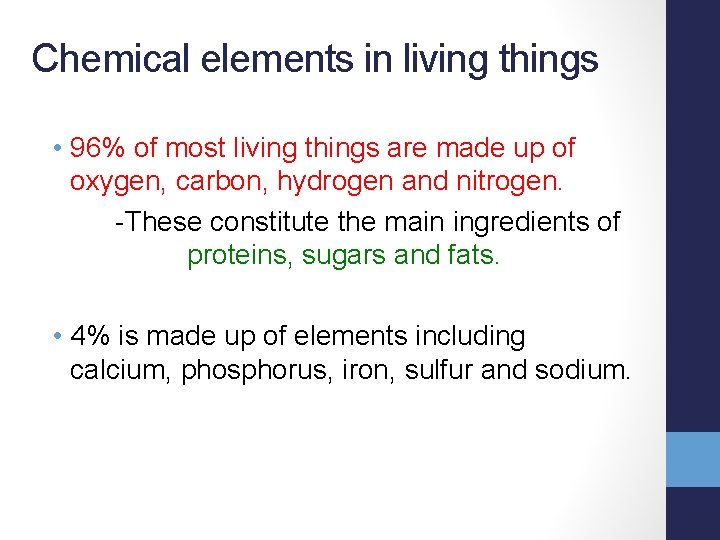 New Quarter New Unit Biochemistry Think back How