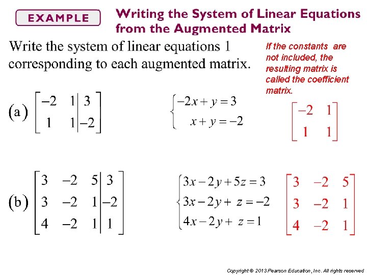 Section 11 2 Systems of Linear Equations Matrices