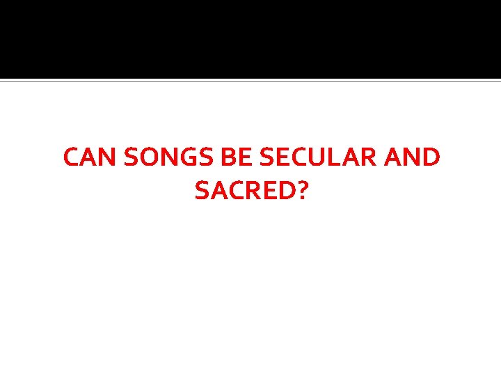 IS THERE A DIFFERENCE BRIEF HISTORY Every genre