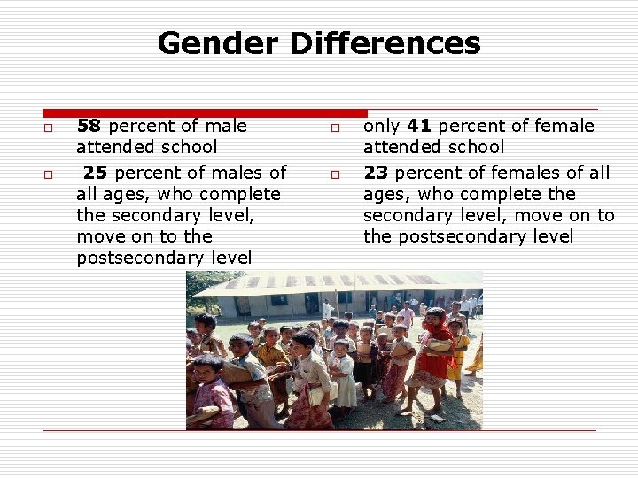 Presentation on Female Education in Bangladesh Female Education