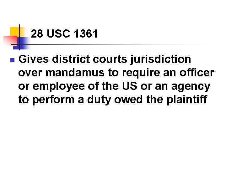 10 1 Judicial Remedies Part I Basic Requirements